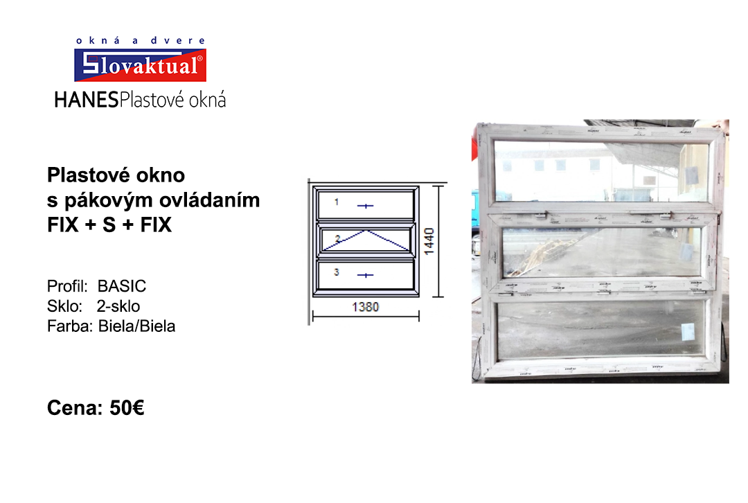 okná dostupné skladom